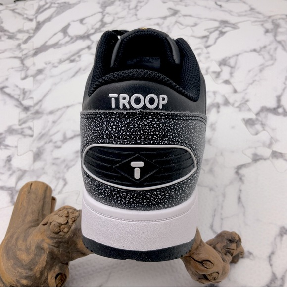 TROOP | Shoes | Mens Troop Ice Lamb Black White Lowtop Sneakers | Poshmark